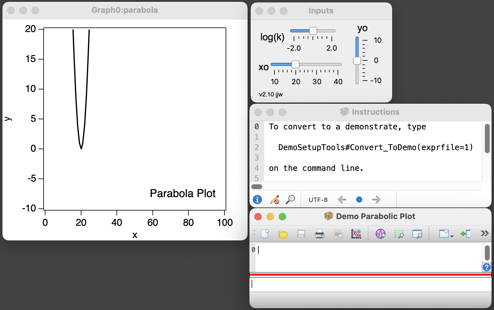 Demo Setup Tools | Igor Pro by WaveMetrics